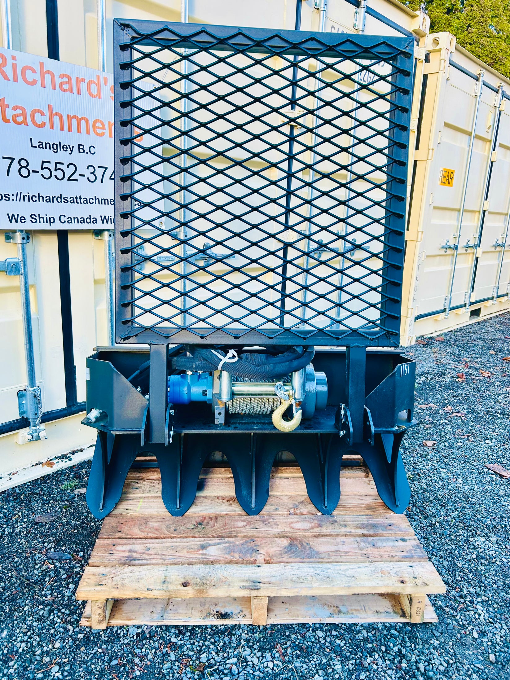 New 3 Ton Skid Steer Forestry Winch – Richard’s Attachments
