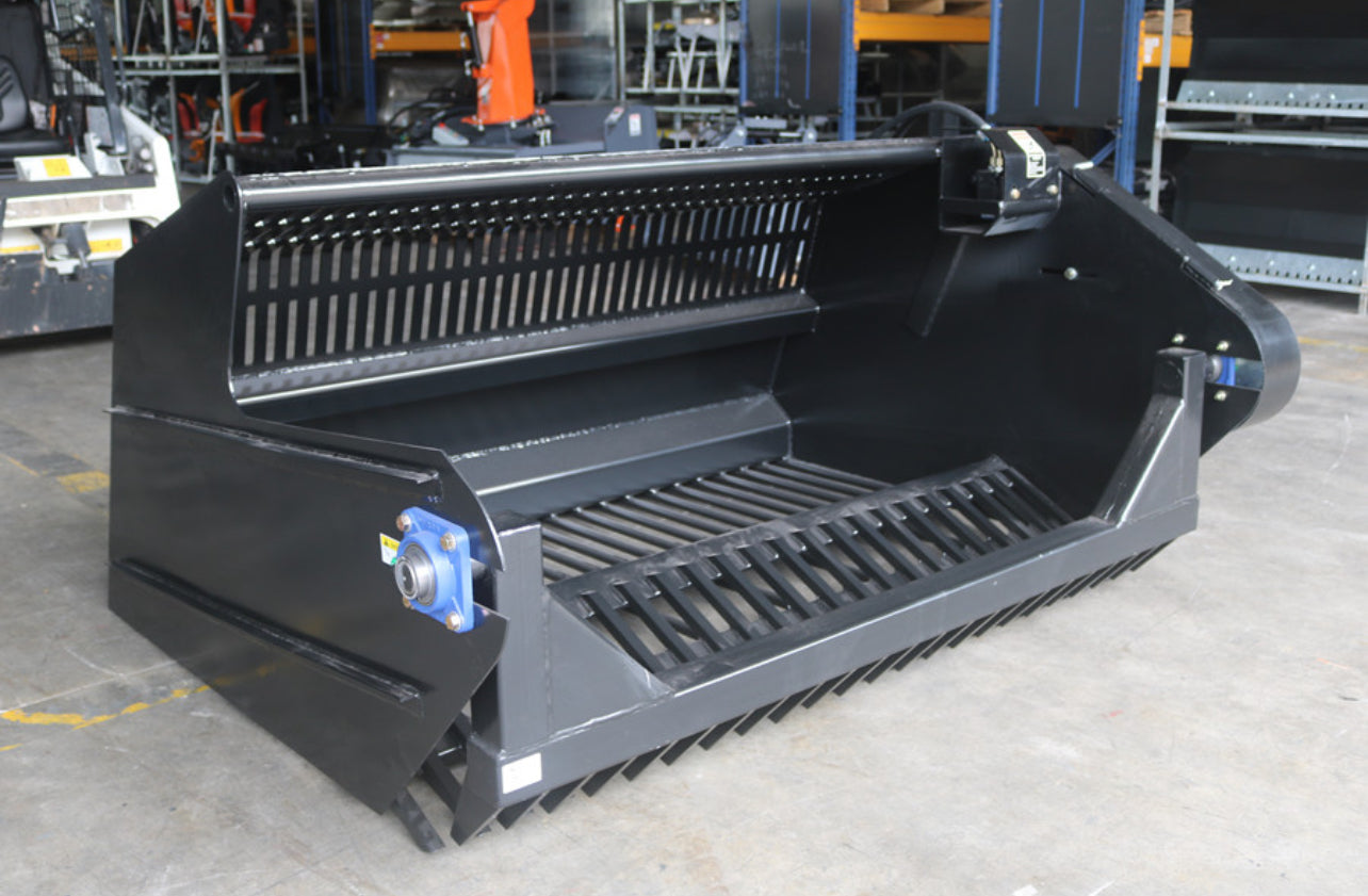 NEW HYDRAULIC SKID STEER ROCK PICKER – Richard’s Attachments