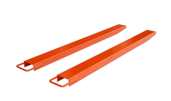 New 72" Fork Extensions, 1500-LB Capacity, Heel Restraint, 6" Wide, 2 ...