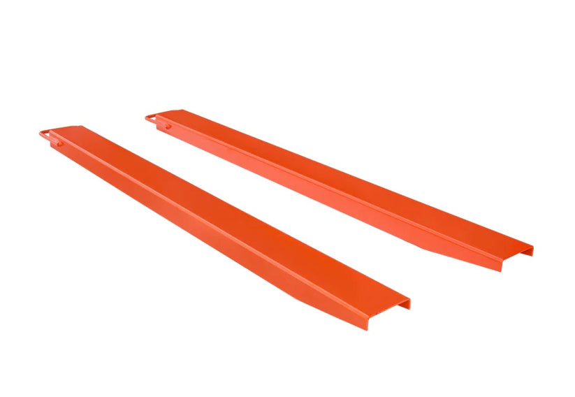 New 72" Fork Extensions, 1500-LB Capacity, Heel Restraint, 6" Wide, 2 ...